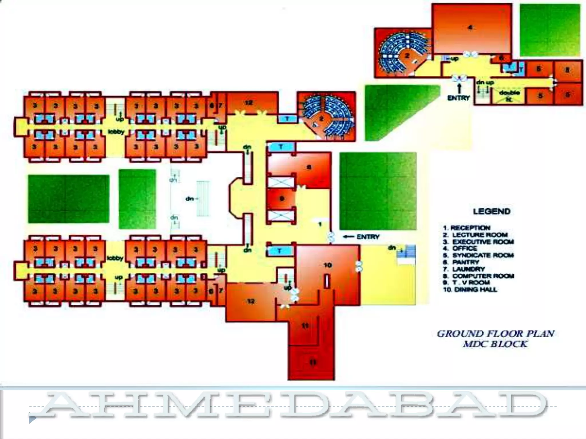 Architecture case study - IIM Ahemdabad | PPTX