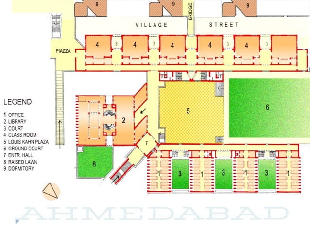 Architecture case study - IIM Ahemdabad | PPTX
