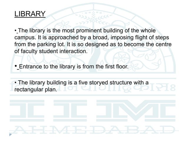 Architecture case study - IIM Ahemdabad | PPTX