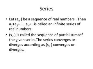 Sequences and Series | PPTX