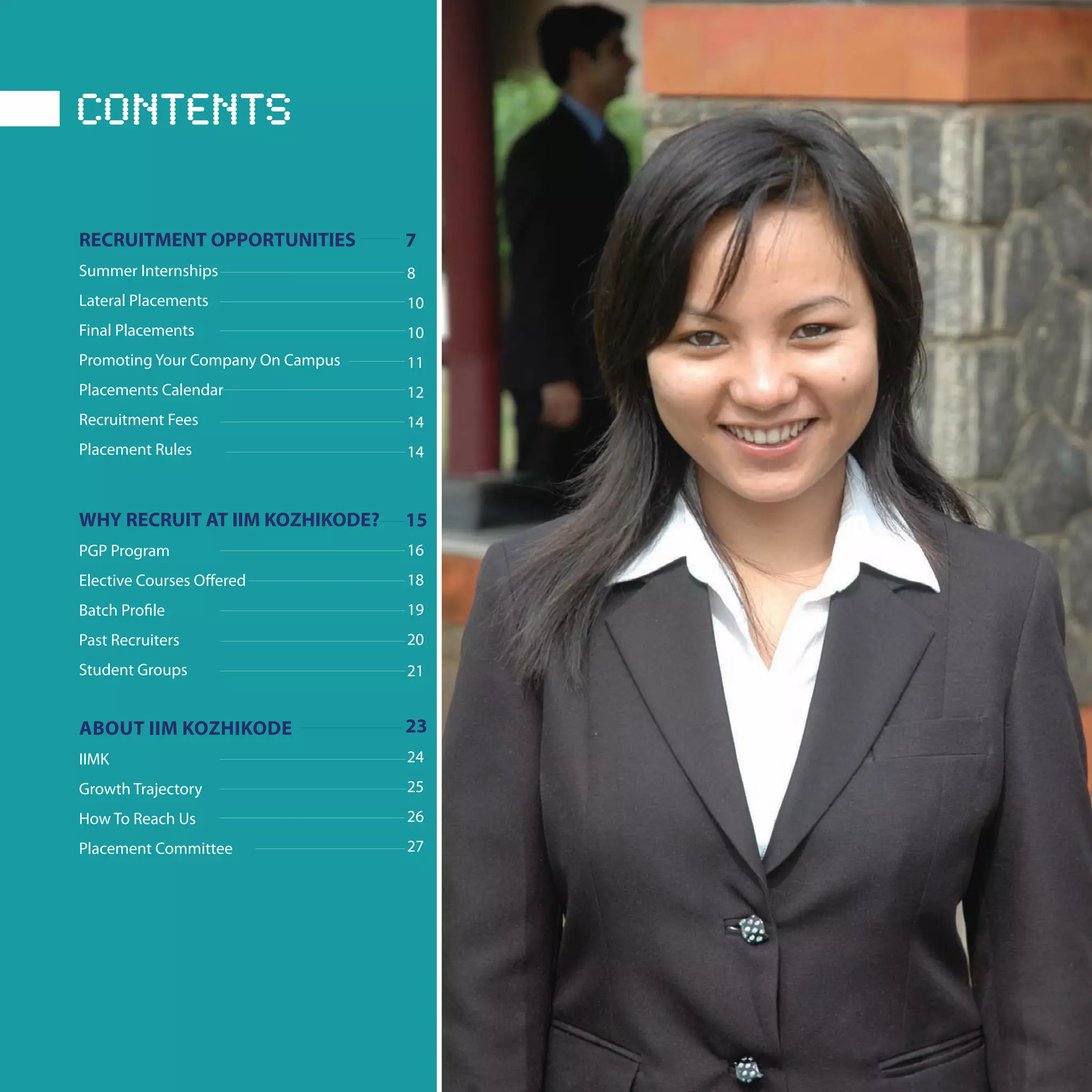 IIM Kozhikode Placement Brochure | PDF