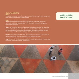 IIM Kozhikode Placement Brochure | PDF