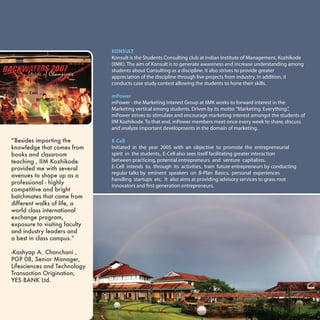 IIM Kozhikode Placement Brochure | PDF