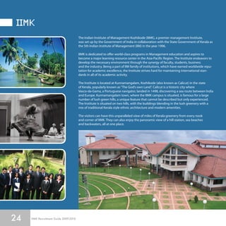 IIM Kozhikode Placement Brochure | PDF