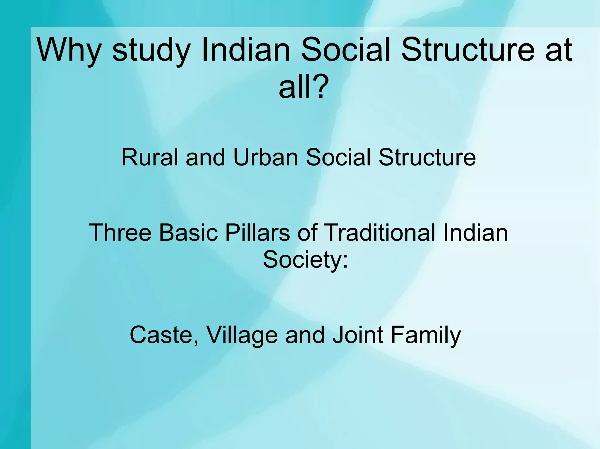 Iim calcutta indian social structure - caste and recasting | PPT