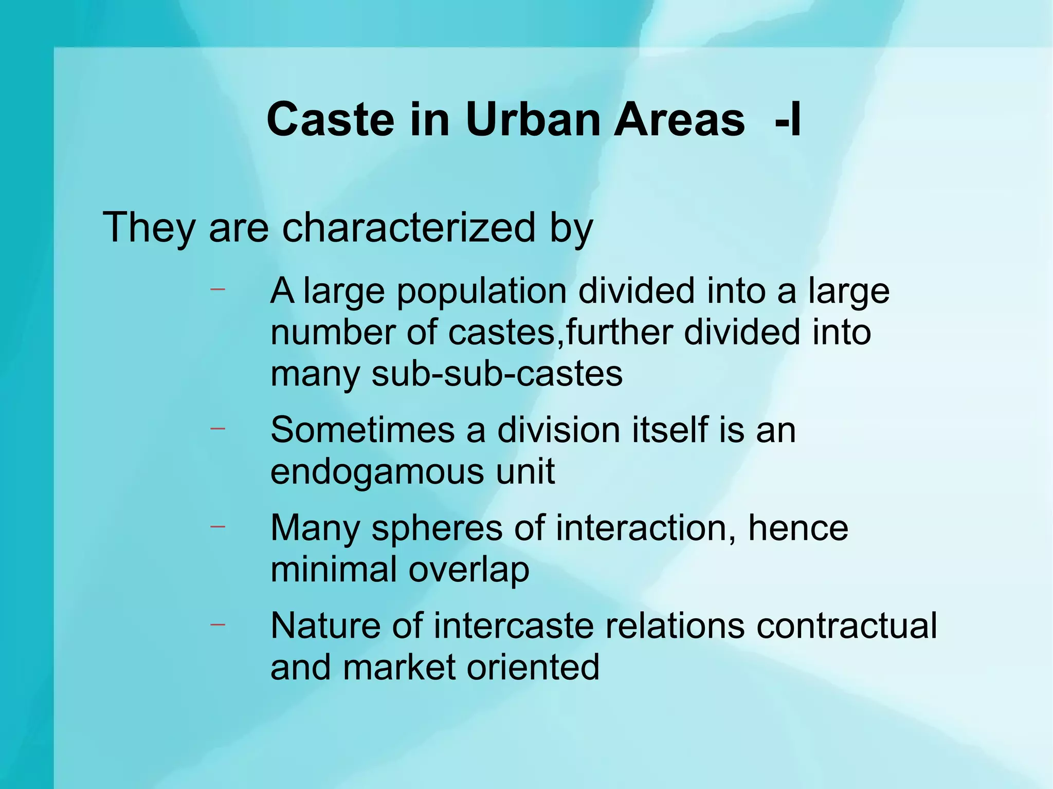 Iim calcutta indian social structure - caste and recasting | PPT