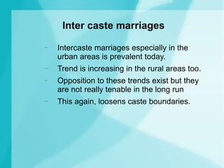 Iim calcutta indian social structure - caste and recasting | PPT