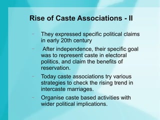 Iim calcutta indian social structure - caste and recasting | PPT