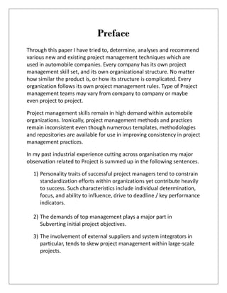 Project report submitted in IIM Calcutta | PDF