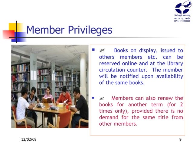 IIM Indore Library at a Glance | PPT