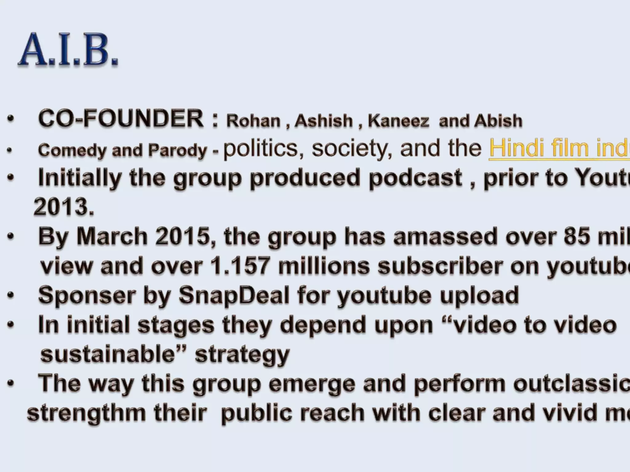 Iim internship report | PPT