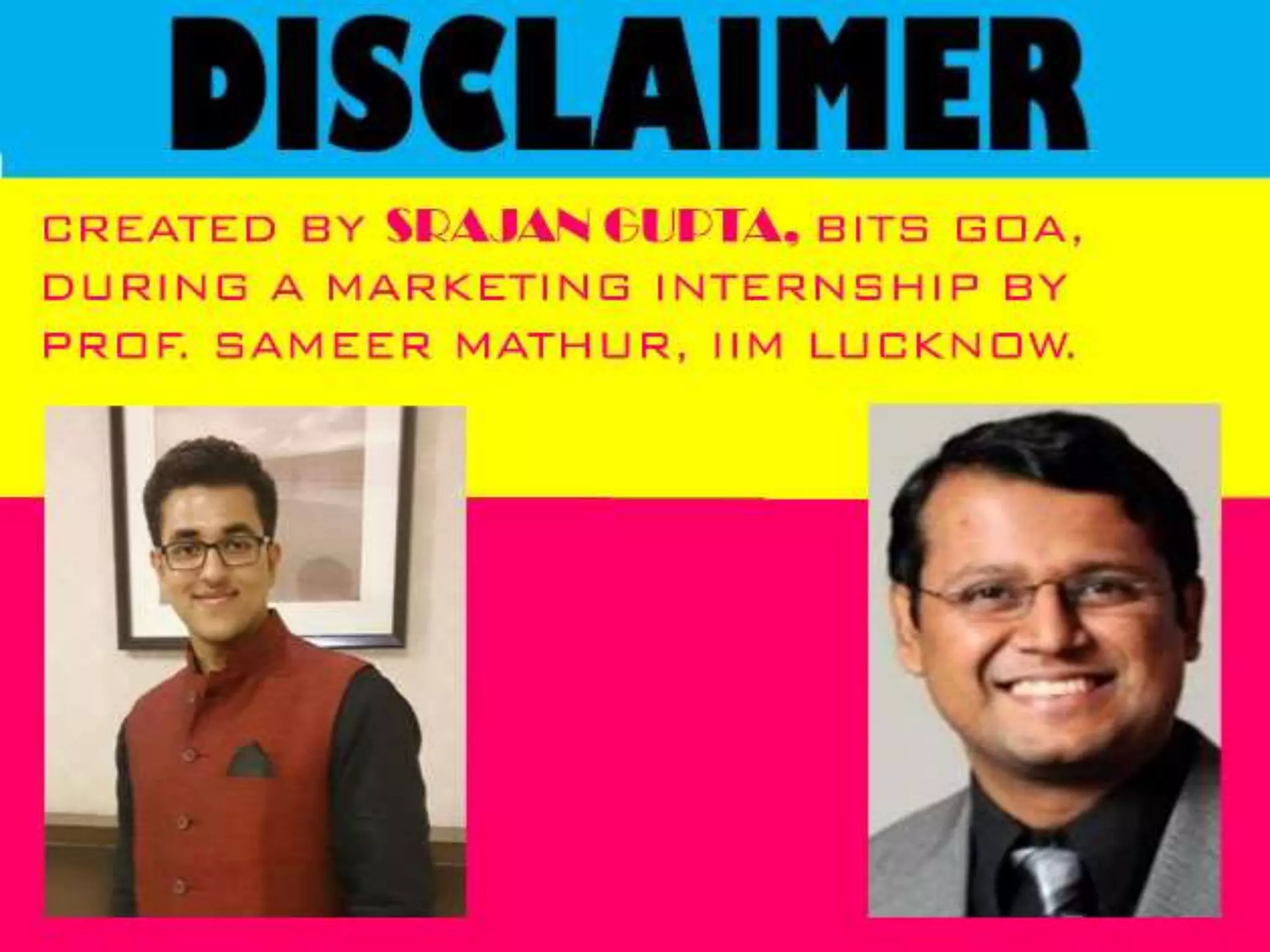 IIM Internship Unilever ppt by SRAJAN GUPTA | PPT