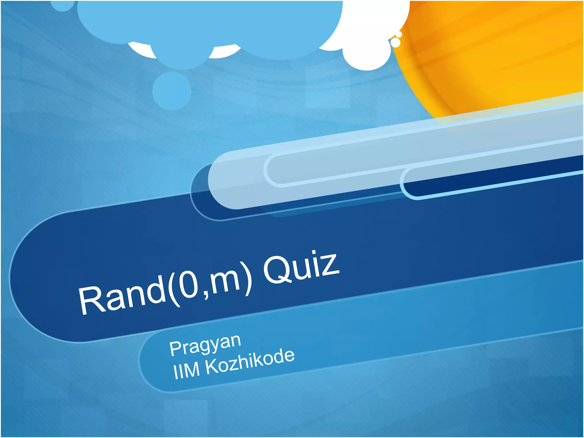 Random Quiz Questions | PPTX