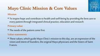 Case Study: Mayo Clinic | PPTX