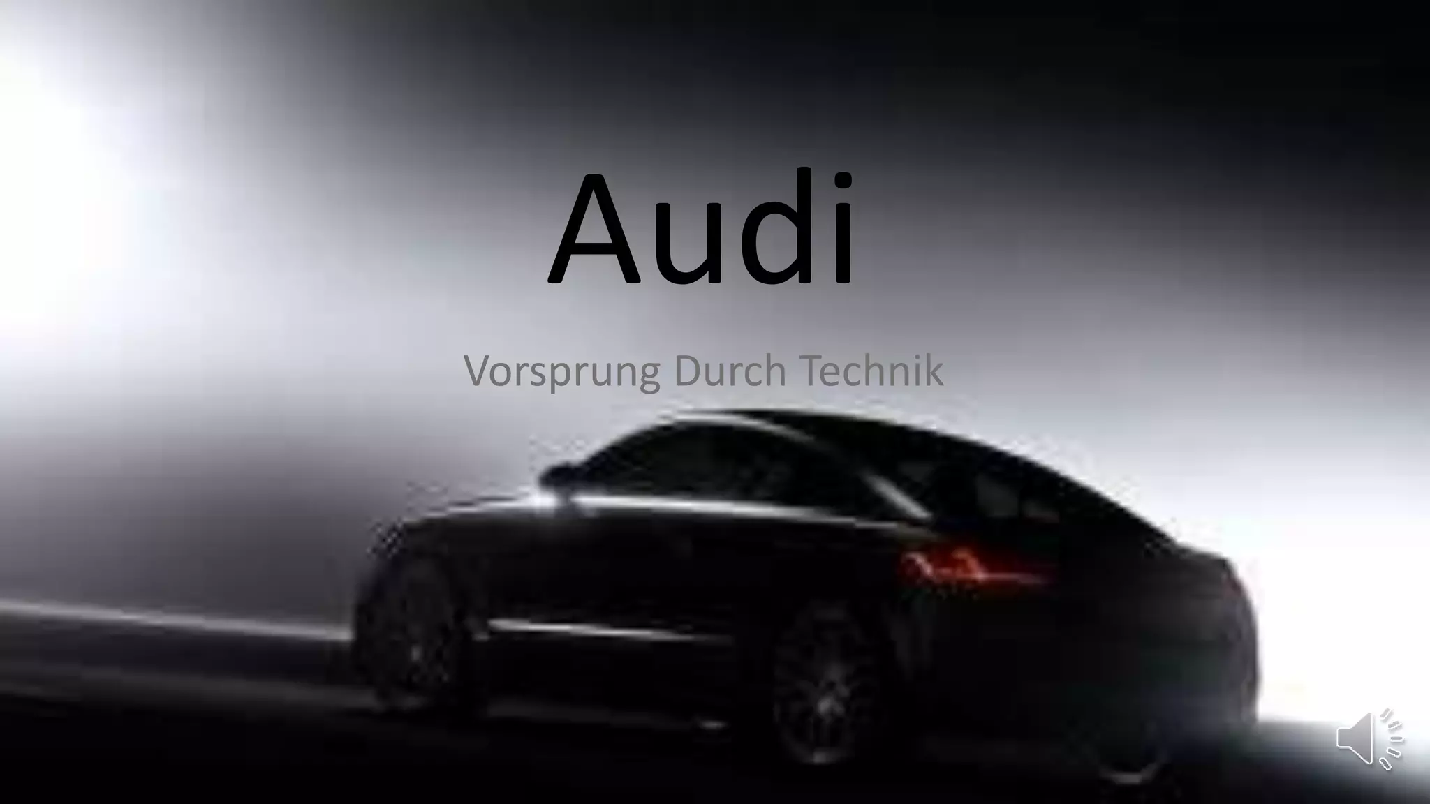 Case study- Audi | PPTX