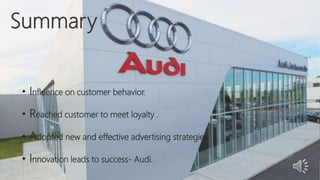 Case study- Audi | PPTX