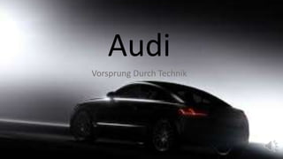 Case study- Audi | PPTX