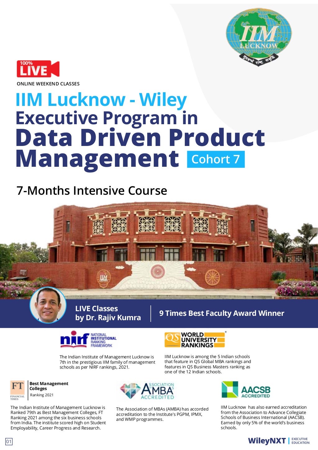 Executive Program in Data Driven Product Management by IIM Lucknow - WileyNXT | PDF
