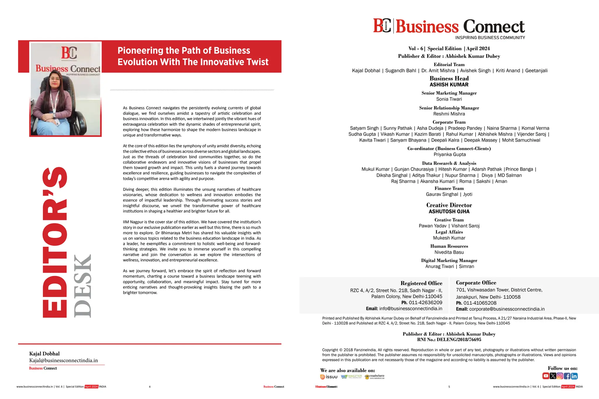 IIM Nagpur magazine (1).pdf | Business connect Magazine | PDF