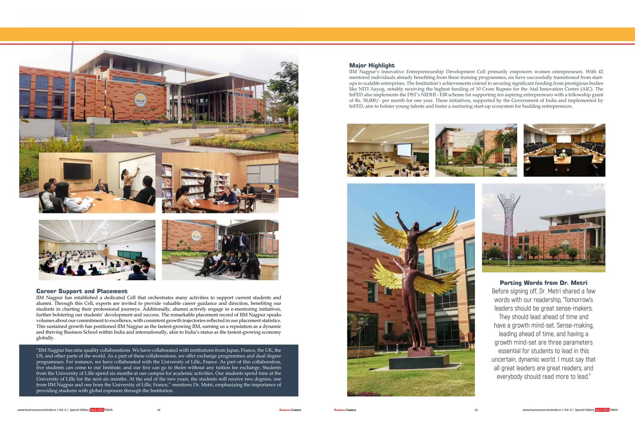 IIM Nagpur magazine (1).pdf | Business connect Magazine | PDF