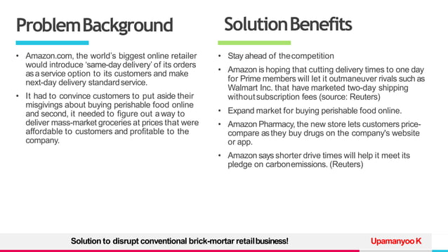 Amazon Same day delivery Process | PPTX | Logistics and Transportation Industry | Industries
