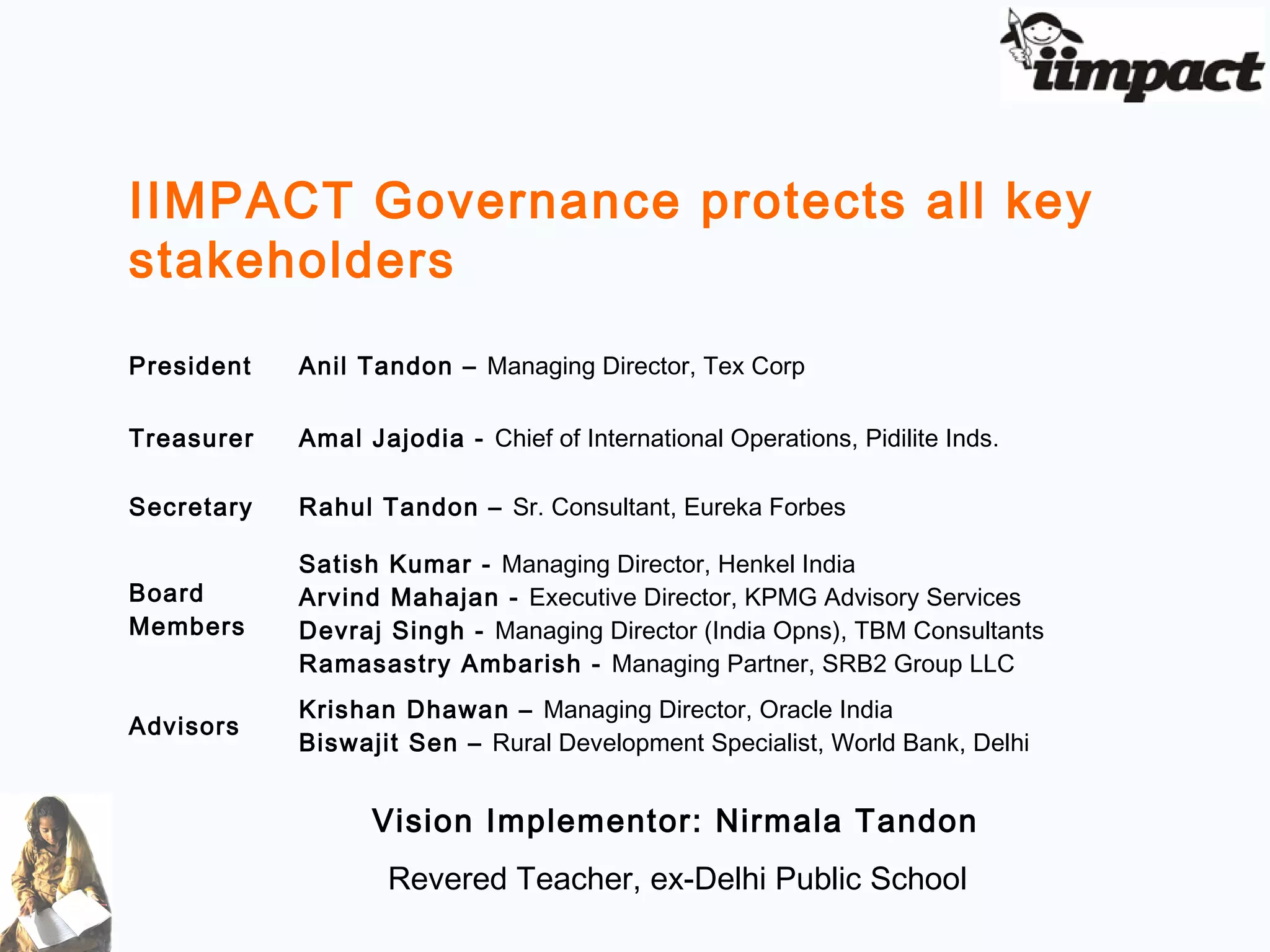 Iimpact brief | PPT