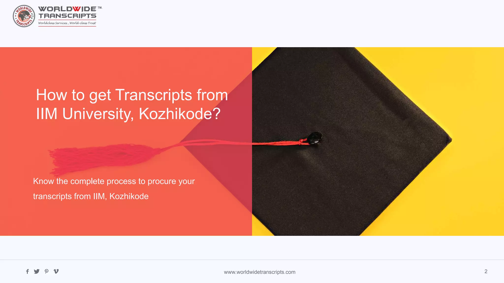 How to get transcripts from IIM Kozhikode? | PPT