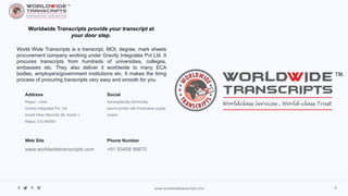 How to get transcripts from IIM Kozhikode? | PPT