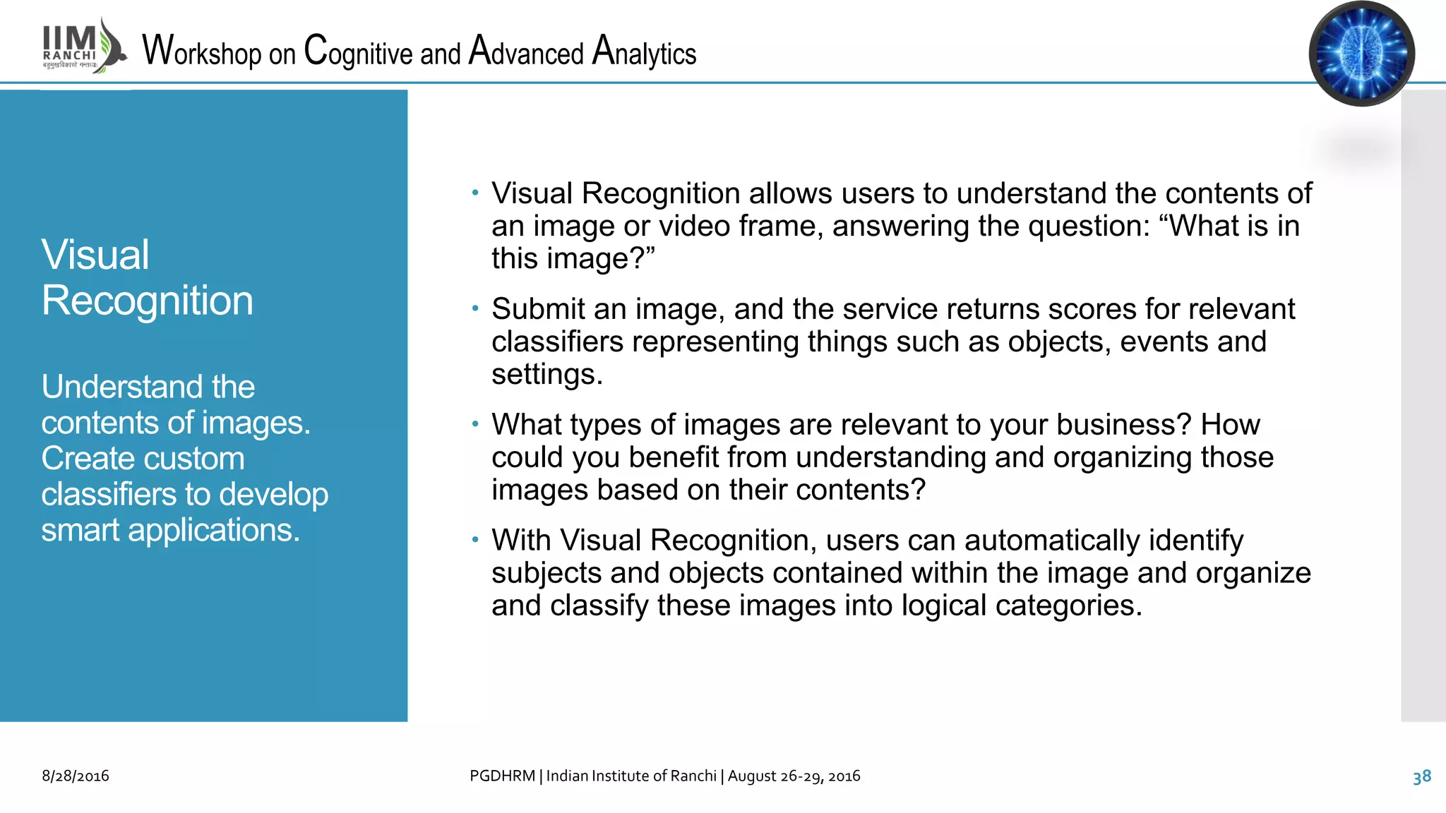Introduction To Cognitive Computing The Science Behind And Use Of Ibm Watson Pdf