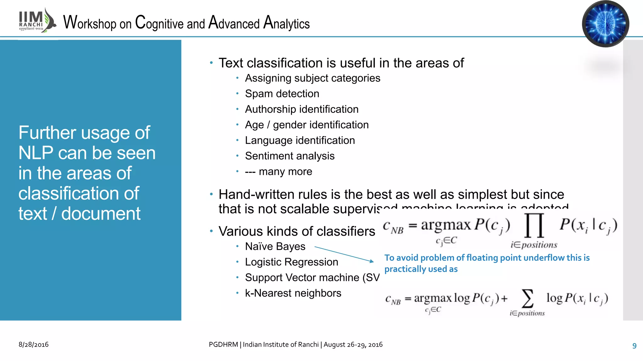 Introduction To Cognitive Computing The Science Behind And Use Of Ibm Watson Pdf