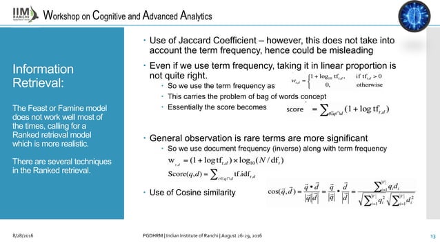Introduction To Cognitive Computing The Science Behind And Use Of Ibm