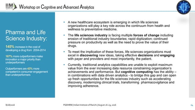 Introduction to Cognitive Computing the science behind and use of IBM Watson | PDF
