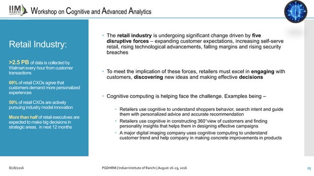 Introduction To Cognitive Computing The Science Behind And Use Of Ibm
