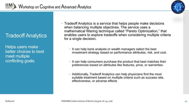 Introduction to Cognitive Computing the science behind and use of IBM Watson | PDF