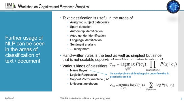 Introduction to Cognitive Computing the science behind and use of IBM Watson | PDF