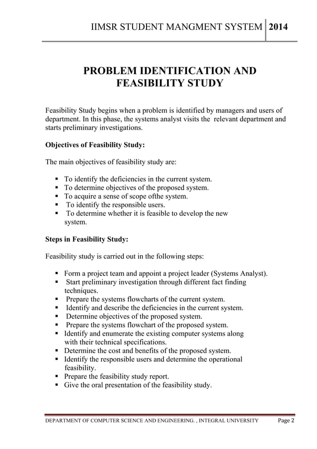 Iimsr student management system | PDF