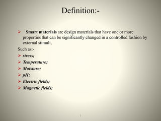 Smart material | PPTX
