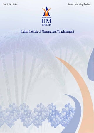 IIM Trichy student profiles | PDF