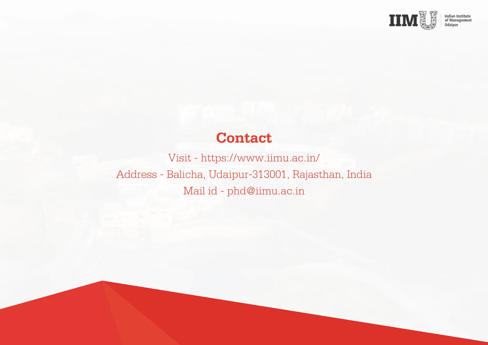 Best PhD programs in India by IIM Udaipur | PDF