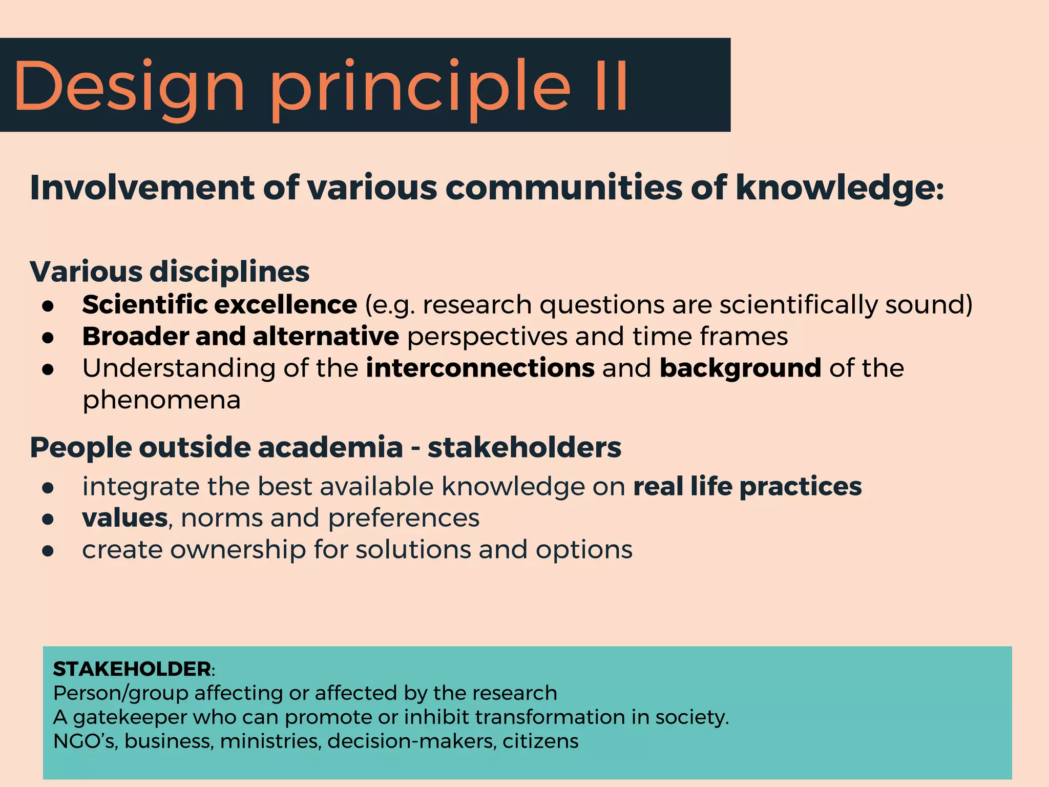Developping a transdisciplinary research project - a case study | PDF