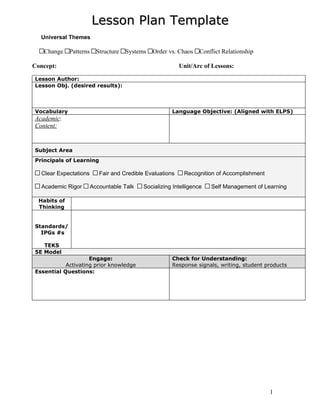 I Innovate Lesson Template 1 Vanessa | DOC