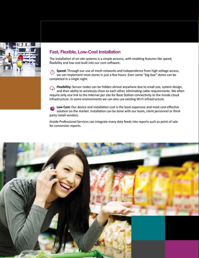 iInside retail brochure: Leading the market in indoor location ...
