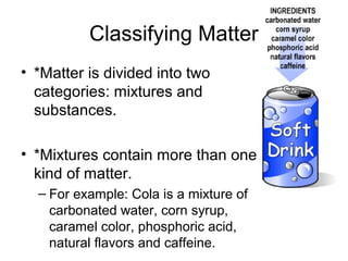 Classification of Matter | PPT