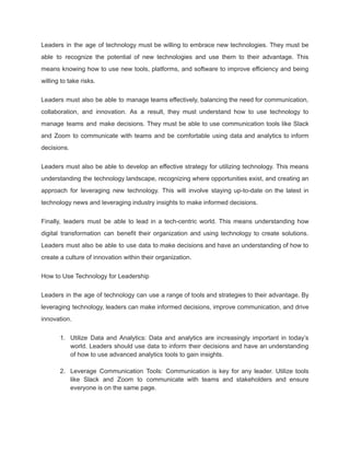 Technology News: The Key To Unlocking A Better Future | PDF