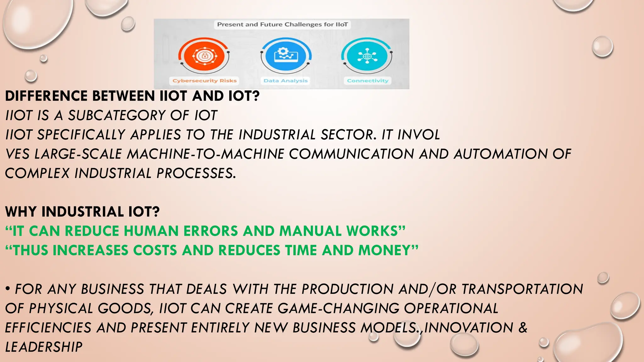 IIOT industrial internet of things and it's importance | PPTX
