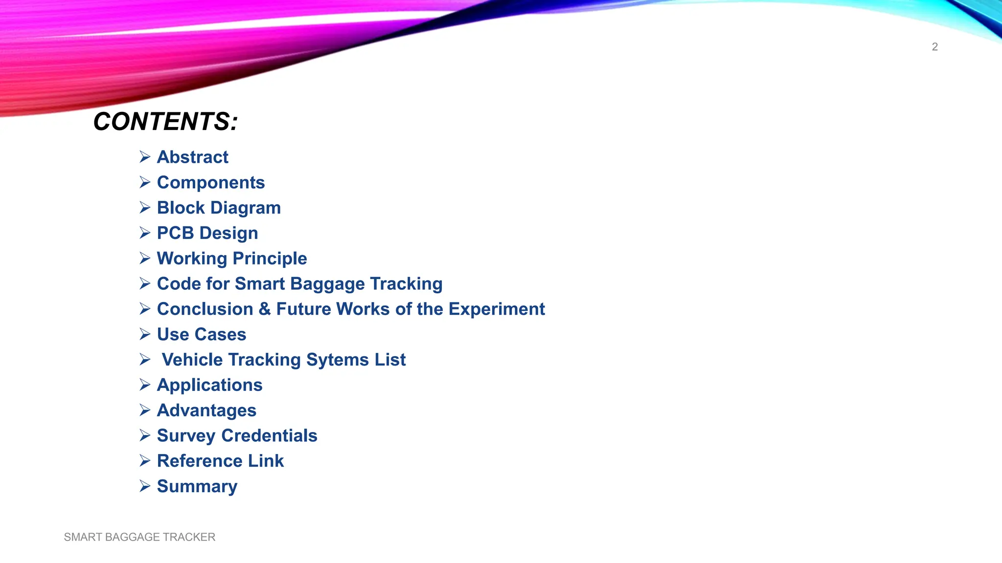 IIOT AUTOMATION smart baggage tracker FINAL PPT.pptx