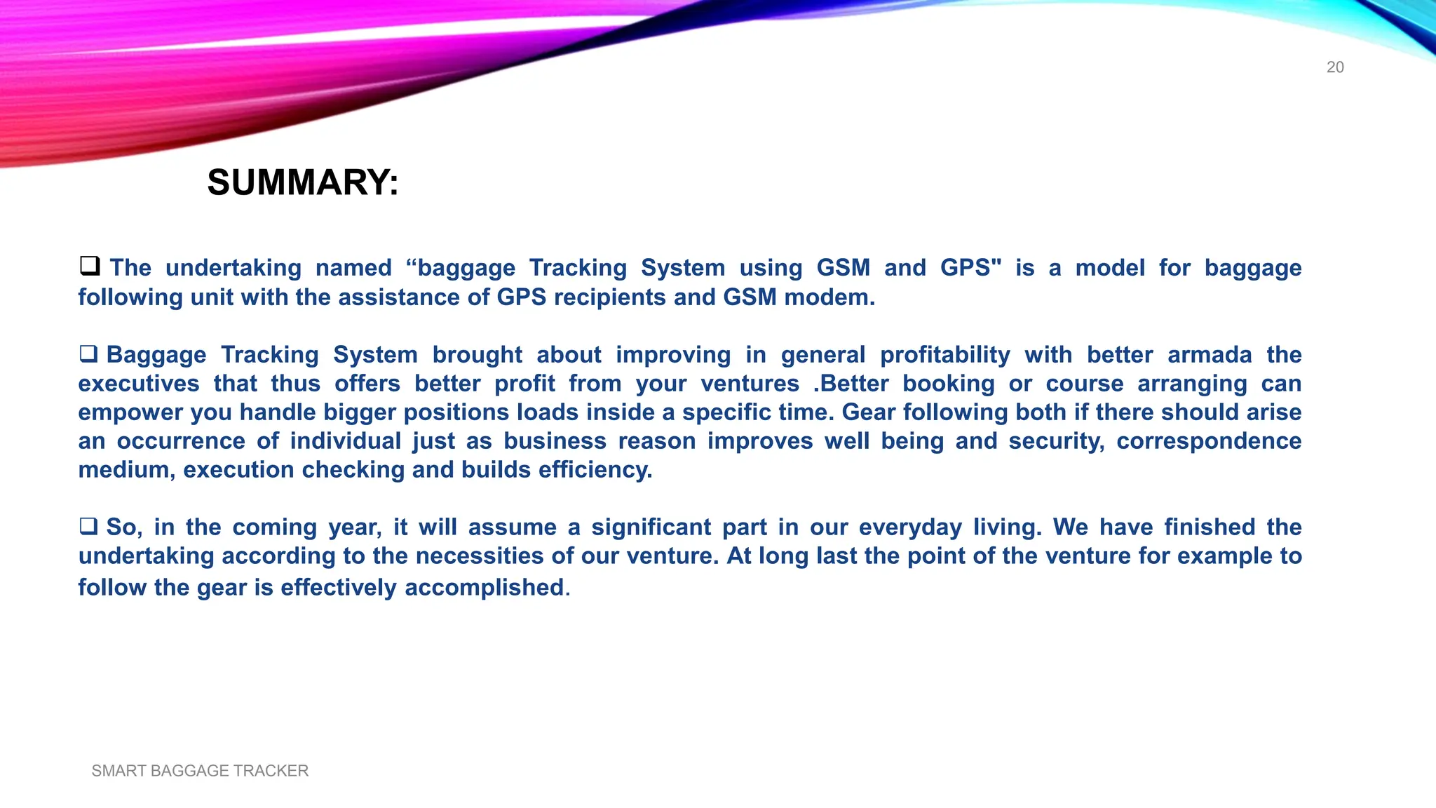 IIOT AUTOMATION smart baggage tracker FINAL PPT.pptx