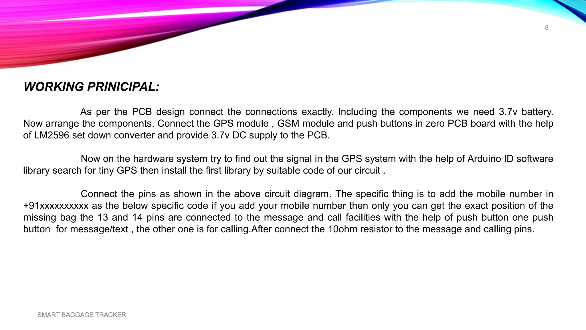 IIOT AUTOMATION smart baggage tracker FINAL PPT.pptx