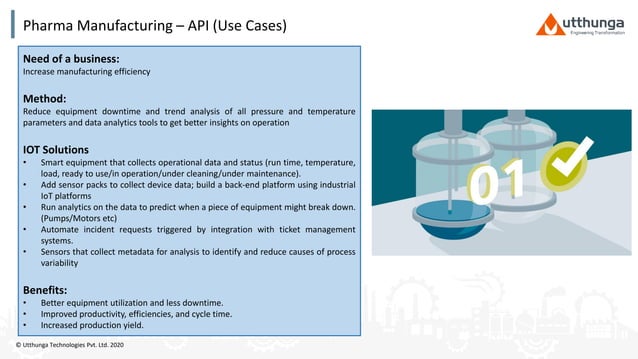 IIoT in Pharma Manufacturing and Use Cases | PDF