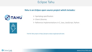 Using Eclipse MQTT & Sparkplug as your IIoT Digital Transformation Toolkit | Eclipse IoT Day SC ...